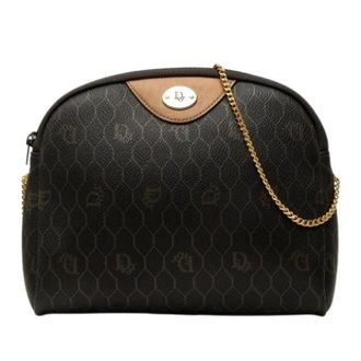 Dior Sac bandouli&egrave;re en toile Pre-owned - Femme - Pre-owned - Brun - Taille: ONE Size