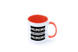 Generic Mimimi Ich h&ouml;re immer nur Mimimi Farbige Tasse - Kaffeetasse/Geschenk/Familie - Orange