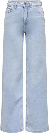 Jacqueline de Yong Weite Jeans - Denim-Hose mit Lockerem Schnitt, Farben:Hellblau, Gr&ouml;&szlig;e:M / 32L, Beinl&auml;nge:L32