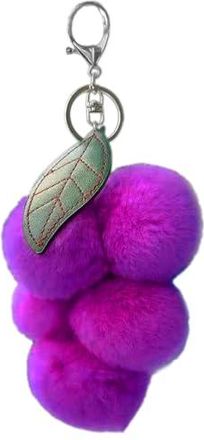 Generic Porte Cl&eacute;s Raisin, Portable, - Sleek Modern Mignons Pour Sacs Dos, Mignon De Sac Main, Accessoires D&eacute;coration Charme Fille Pom | Multipurpose Outdoor 