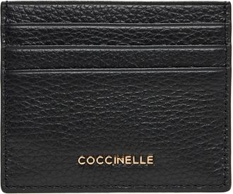 Coccinelle Kreditkartenetui Coccinelle MW5 Metallic Soft E2 MW5 12 95 01 Schwarz