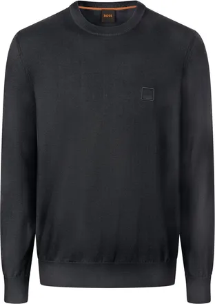 BOSS Strickpullover BOSS blau