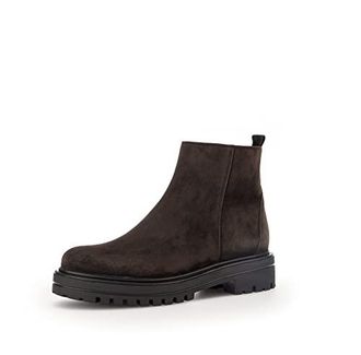 Gabor Femme Bottines, Dame Bottines Chelsea,Semelle intérieure Amovible,Bottes dhiver,Demi-Bottes,Bottines,fourré,Marron (Brown) / 18,39 EU / 6 UK