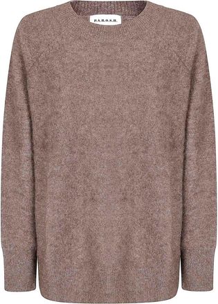 P.A.R.O.S.H. P. A.R. O.S. H. Pull Col Rond - Marron