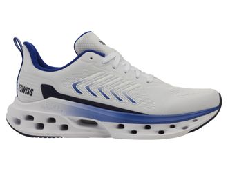 K-Swiss Herren Melrose Tubes LITE Running Shoe, White/Surf The Web/Naval Academy, 41 EU