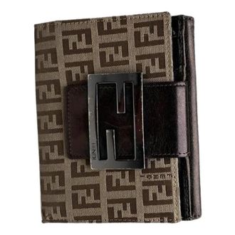 Fendi Pre-owned Leder Portemonnaie - - Pre-owned - Damen - Braun - ONE SIZE