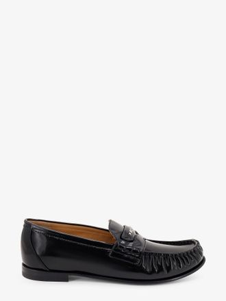 Fendi Leather Scrunch loafers - FENDI - gender_Woman
