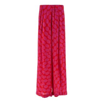 Dries Van Noten Pila Viscose Pants - - Trousers - Damen - Mehrfarbig - S