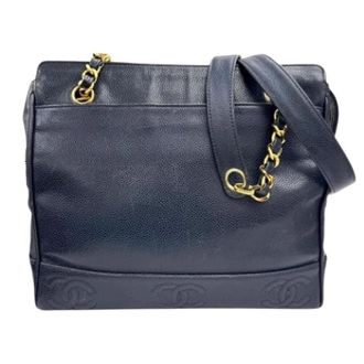 Chanel Sac cabas Pre-owned - Femme - Pre-owned - Bleu - Taille: ONE Size