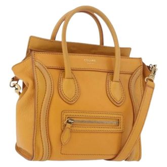 Celine Pre-owned Mini Hand Bag - Femme - Pre-owned - Jaune - Taille: ONE Size
