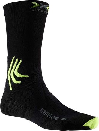 X Socks X-Bionic X-Socks X-Bionic Winter Bike Socken, B054 Black/Grey/Phyton Yellow, 35-38