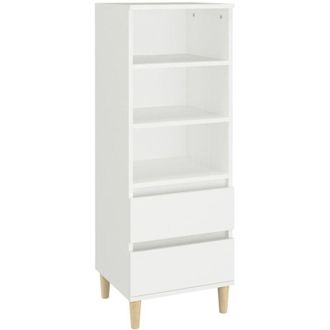 vidaXL Highboard Wei&szlig; 40x36x110 cm Holzwerkstoff Vidaxl