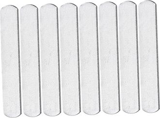 Cabilock 8 Stück Teiliges Flacher Elektroplattierter Stahlplatten für Gewichtsweste und Leggings Stabile Gewichtsverteilung für Lauf Krafttraining Trainingszub