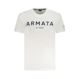 Armata Di Mare Wei&szlig;es Baumwoll Herren T-Shirt - - Tops - Herren - Wei&szlig; - 2XL
