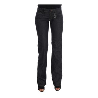Costume National Dunkelblaue Classic Fit Flared Jeans - - Jeans - Damen - Blau - W26