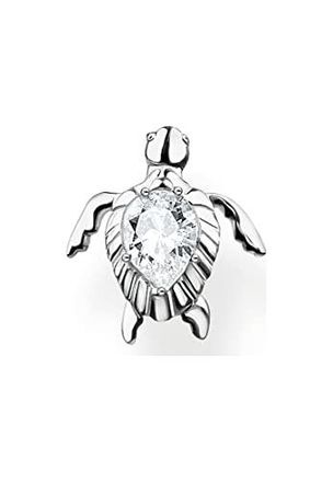 Thomas Sabo Clous doreilles en argent sterling 925 en forme de tortue H2235, taille unique, Argent sterling, Pas de gemme