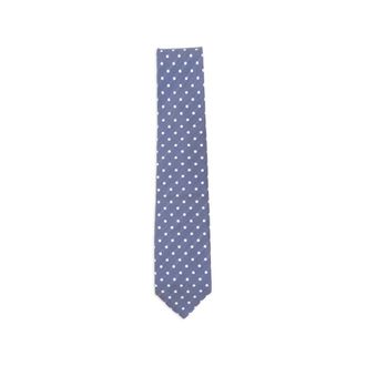 Barba Cravate Classique &agrave; Pois 7.5 - Homme - Accessoires - Bleu - Taille: ONE Size