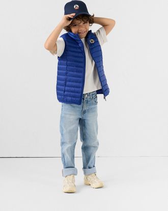 Jott Doudoune sans manches enfant Bleu cobalt Zoe - Taille 2/4A