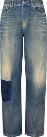 Moschino Femme, Jeans, Bleu, Taille: W27 Pantalon en denim de coton cinq poches