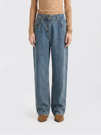 Momoni Jeans Femme couleur Bleu
