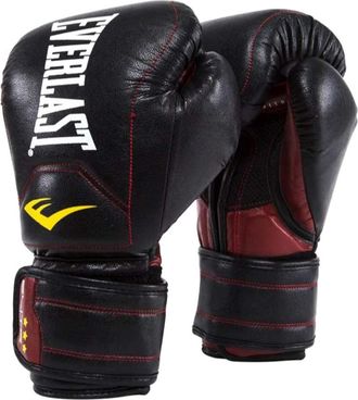 Everlast Unisex - Erwachsene Elite Muay Thai Glove Handschuhe, Schwarz, 14 OZ EU