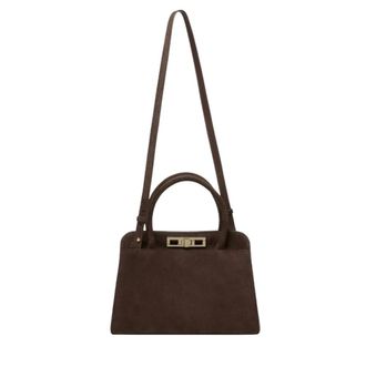 Fabiana Filippi Mittelgro&szlig;e Handtasche mit Metall-Accessoire - - Bags - Damen - Braun - ONE SIZE