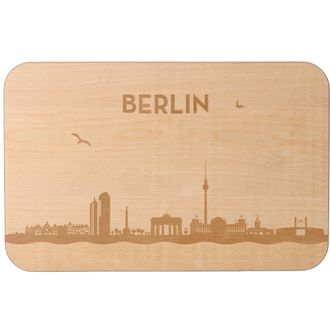 Goodtimes Berlin Skyline Frühstücksbrett 23cm x 15cm x 1cm