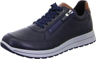 Ara Baskets Matteo pour Homme, Bleu Cognac, 44 EU Large