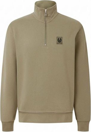 Belstaff Herren Sweatshirt mit Troyer-Kragen