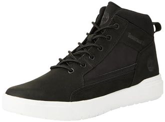 Timberland Homme Allston Mid Sneaker, Black Nubuck, 41.5 EU
