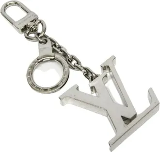 Louis Vuitton unisex, Pre-owned, Gris, Taille: ONE Size Pre-owned Initial Key Chain