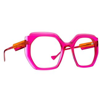 Caroline Abram Lunettes Petula - unisex - Accessoires - Rose - Taille: 50 MM