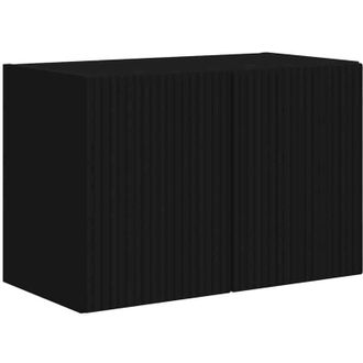 vidaXL vidaXL Meuble TV mural Noir 59,5 x 31 x 40 cm Bois ding&eacute;nierie
