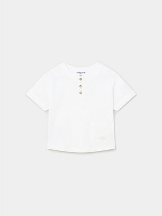 MAYORAL T-Shirt 1016 Wei&szlig; Regular Fit