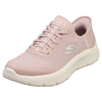 Skechers Chaussures à Enfiler GO Walk Flex Grand Entry pour Femme, Bordure Textile Mauve, 37 EU