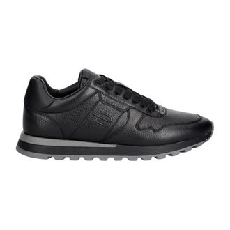 Baldinini Low-profile Leder-Sneakers - - Shoes - Herren - Schwarzk - 44 EU