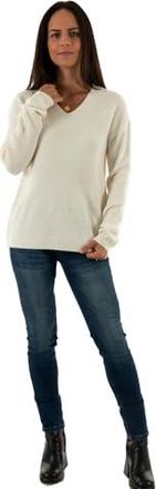 Only Femme Onlcamilla V-Neck L/S Pullover KNT Noos Sweater, Birch 1, L EU