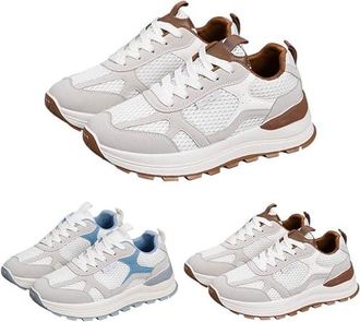 Generic Chaussures de sport pour femme avec coussin dair et semelle antid&eacute;rapante en maille - Chaussures de course - Chaussures de fitness - Chaussures de mar