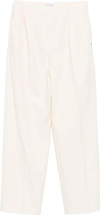 Lacoste Hose mit Logo-Stickerei - Nude