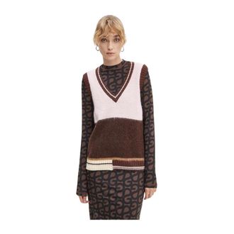 Stine Goya V-Ausschnitt Weste - - Knitwear - Damen - Mehrfarbig - M