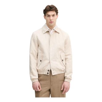Benetton Leinenmischungs-Jacke - - Jackets - Herren - Beige - XL