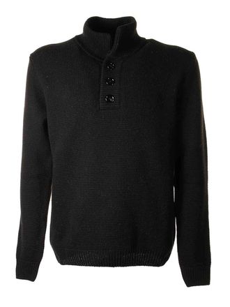 Dondup Pull Col Roulé - Noir