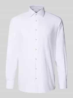 Eterna Modern Fit Business-Hemd mit Knopfleiste
