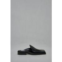 Alaia Square Loafer Mules