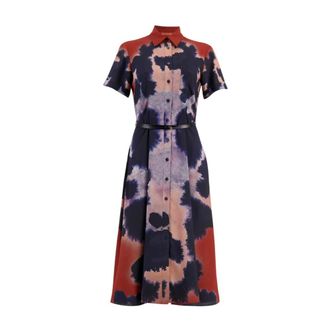 Altuzarra Abstraktes Print A-Linie Midi Kleid - - Dresses - Damen - Mehrfarbig - XS