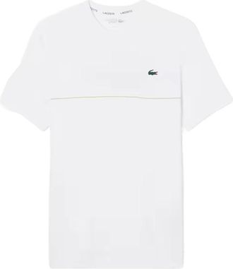 Lacoste Homme, Tops, Blanc, Taille: M Back Croco Ultra Dry Tee
