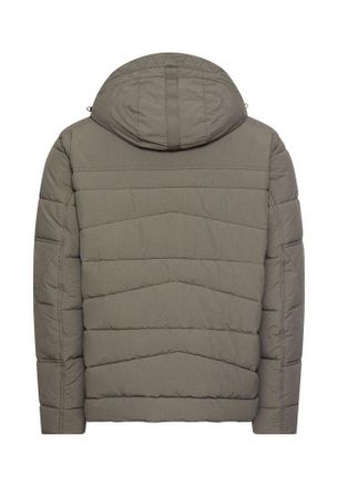 Camel Active Steppjacke Winterjacke mit Kapuze und Knopfleiste