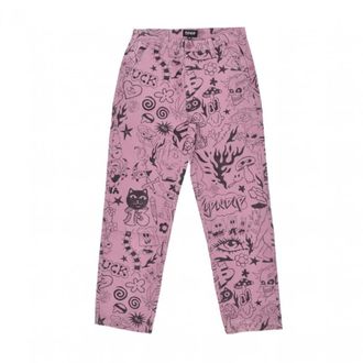 Ripndip Homme, Pantalons, Rose, Taille: W34 Pantalon droit
