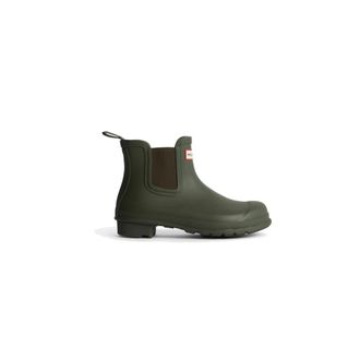 Hunter Original Chelsea Boot - Femme - Chaussures - Vert - Taille: 37 EU