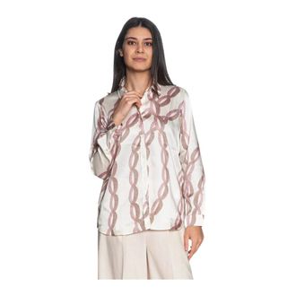 Emme Di Marella Emme DI Marella, Femme, Blouses et Chemises, Beige, Taille: 40 FR Emmangel Shirt